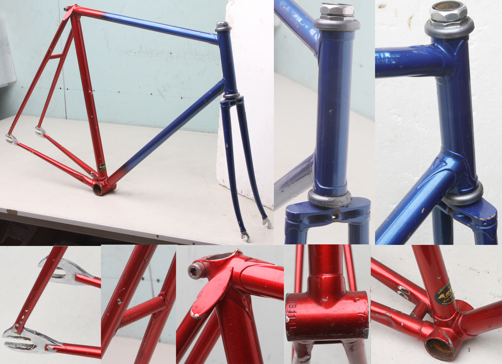 Hilary Stone Frames Track bike frames