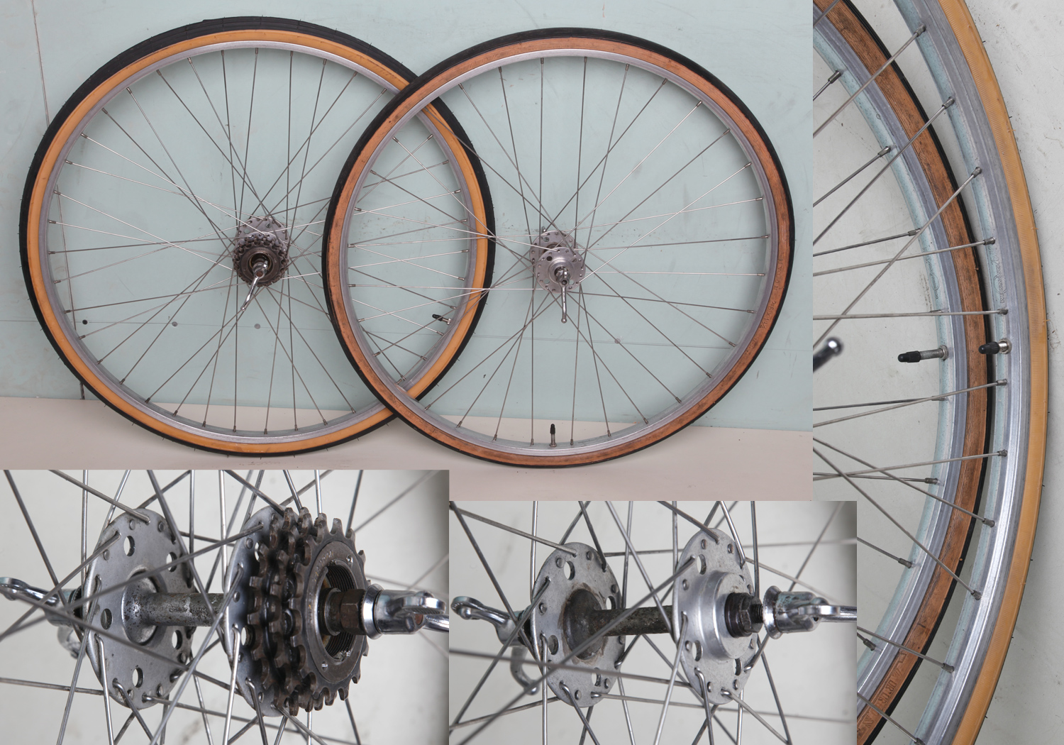 BAYLISS WILEY LARGE FLANGE FIXED/FREE FREEWHEEL HUBS on 32/40H 26 x 1 1 ...