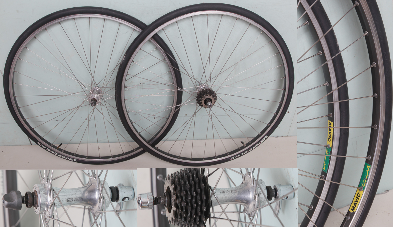 Hilary Stone Clincher Wheels with freewheel hubs