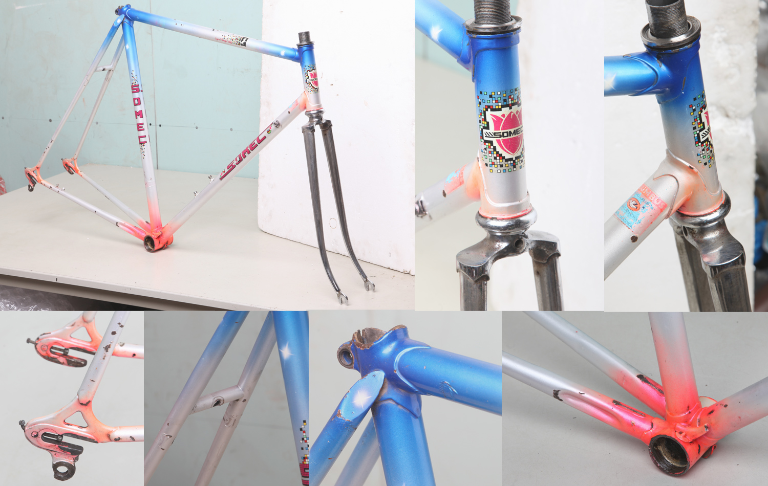 UNKNOWN FRENCH ROAD FRAME 1980s